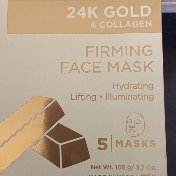 azure | Skincare | Azure 24k Gold Collagen Firming Face Mask Set Of 5 ...